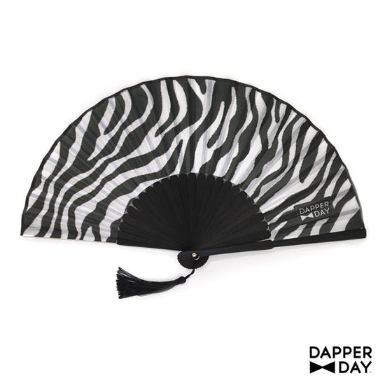 Zebra Print Fan - Final Sale – DAPPER DAY