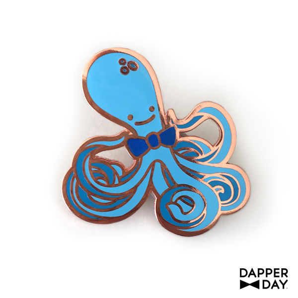 Happy Octopus Pin - Final Sale – DAPPER DAY
